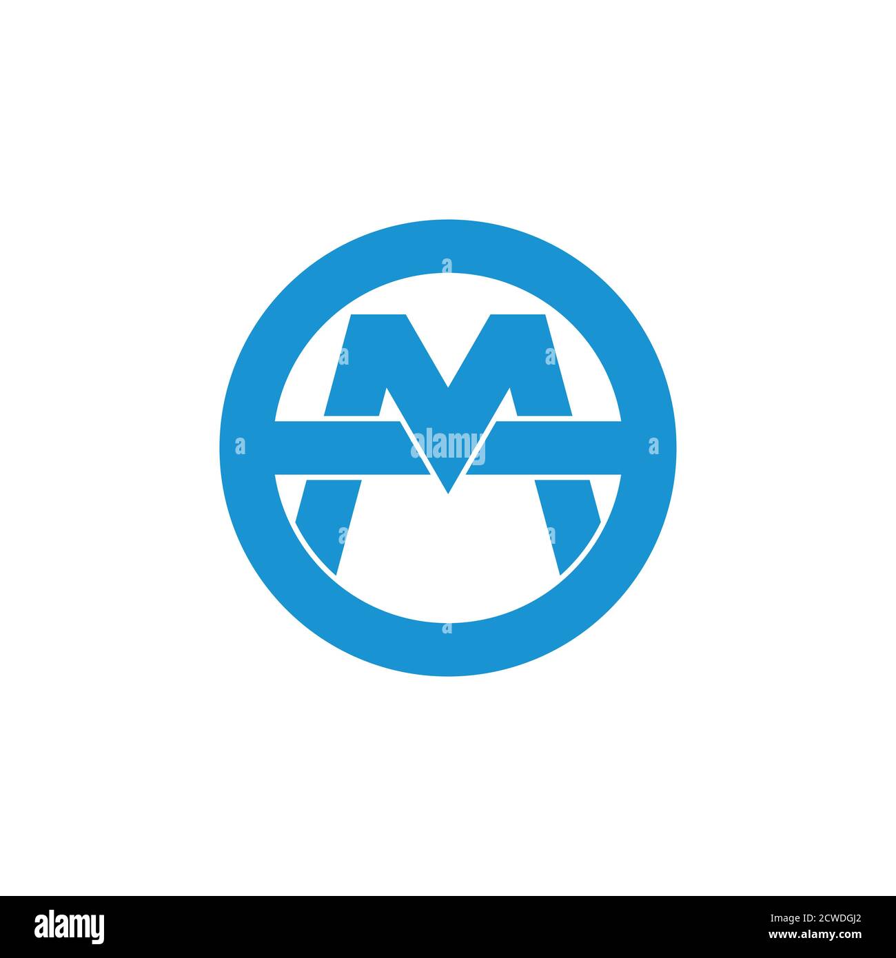 letter om linked line logo vector Stock Vector Image & Art - Alamy