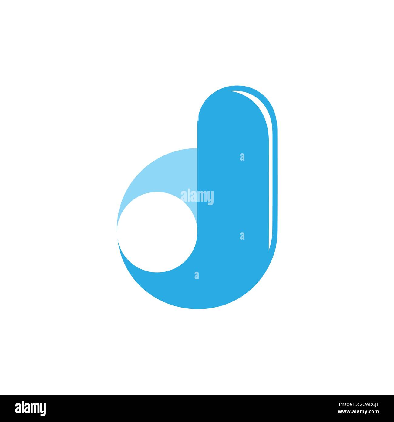 letter dc simple loop logo vector Stock Vector Image & Art - Alamy