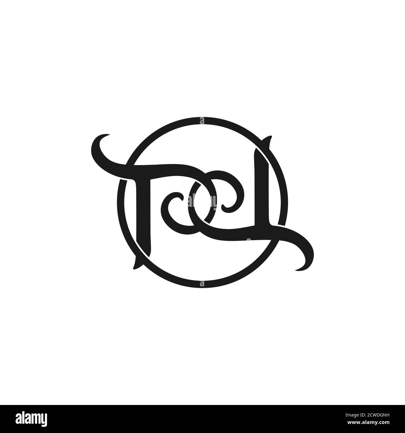 Spiral letter Black and White Stock Photos & Images - Alamy