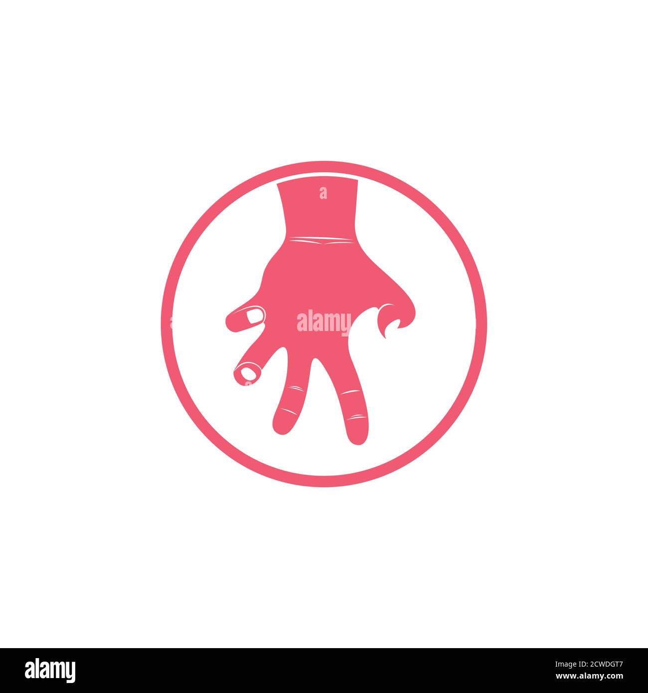 abstract grunge violence scary hand symbol decoration vector Stock ...