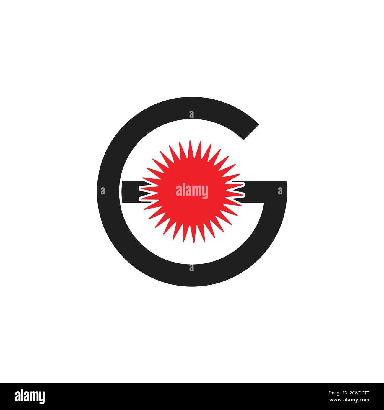 letter g sun bright design logo vector Stock Vector Image & Art - Alamy