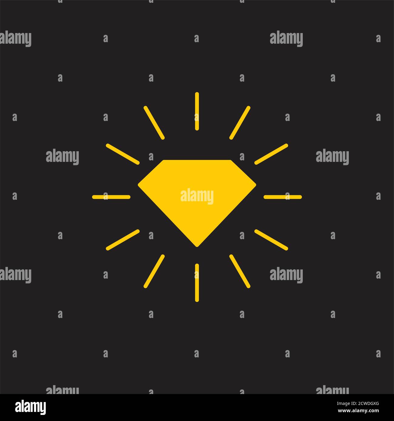 simple shine diamond logo vector Stock Vector Image & Art - Alamy