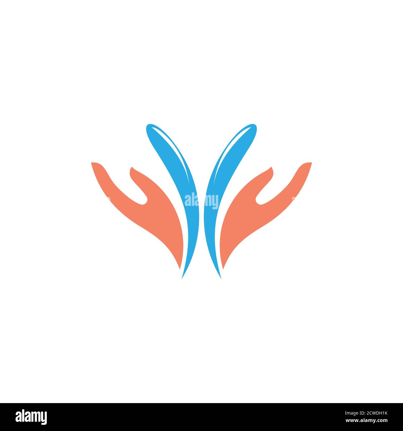 water hand care design logo vector Stock Vector Image & Art - Alamy