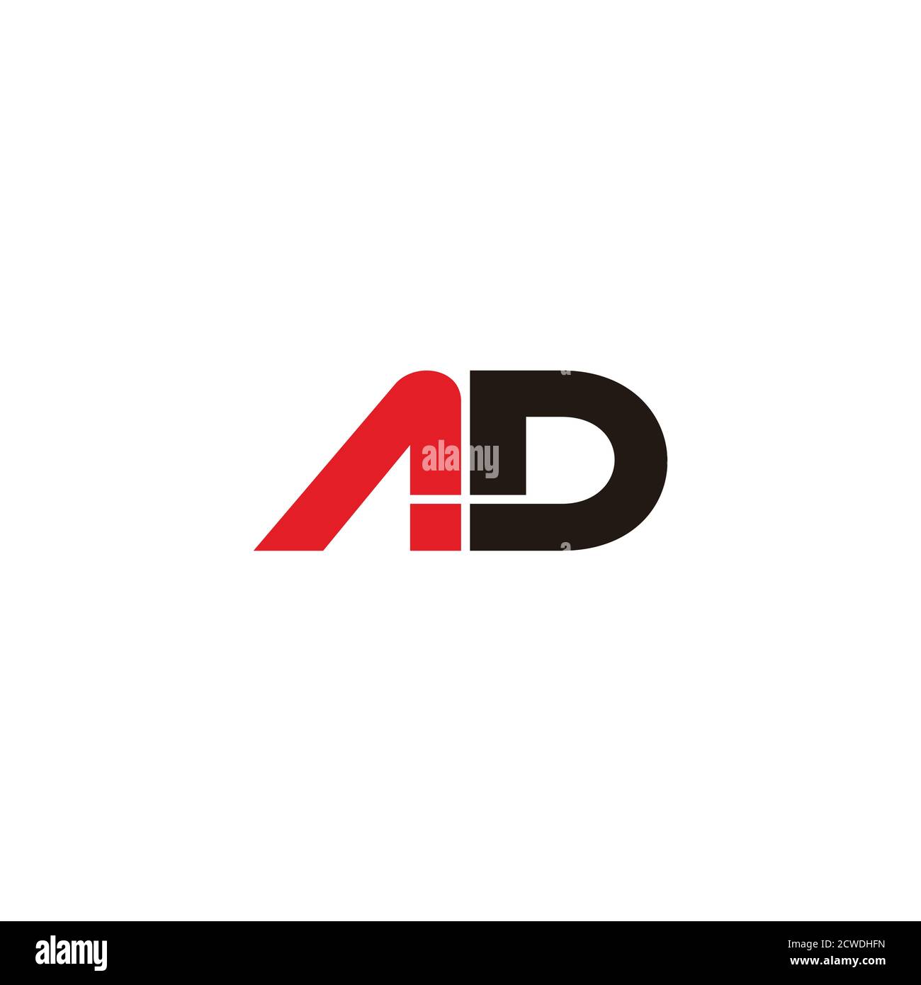 Letter ad vector vectors Stock Vector Images - Alamy