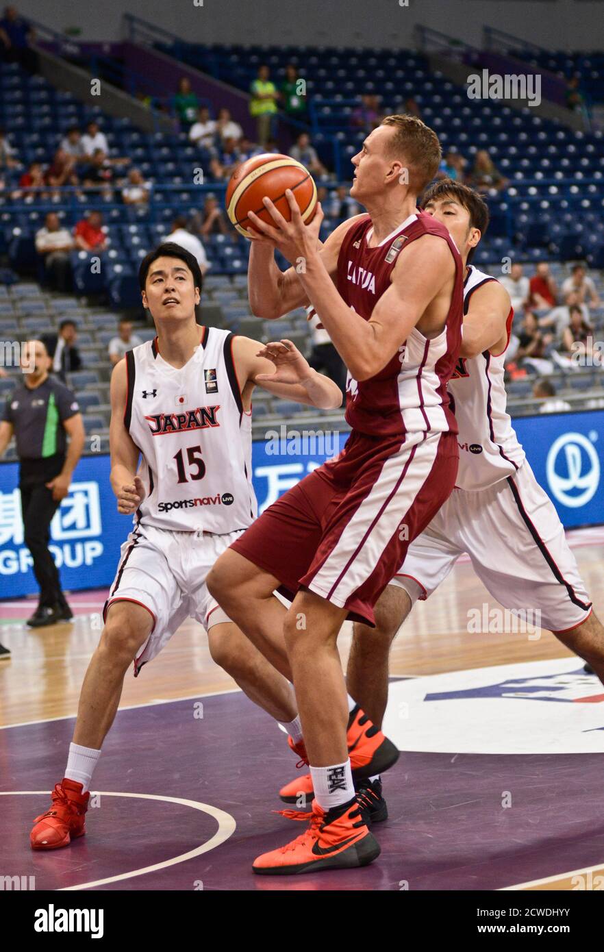 Latvija basketball team hi-res stock photography and images - Alamy