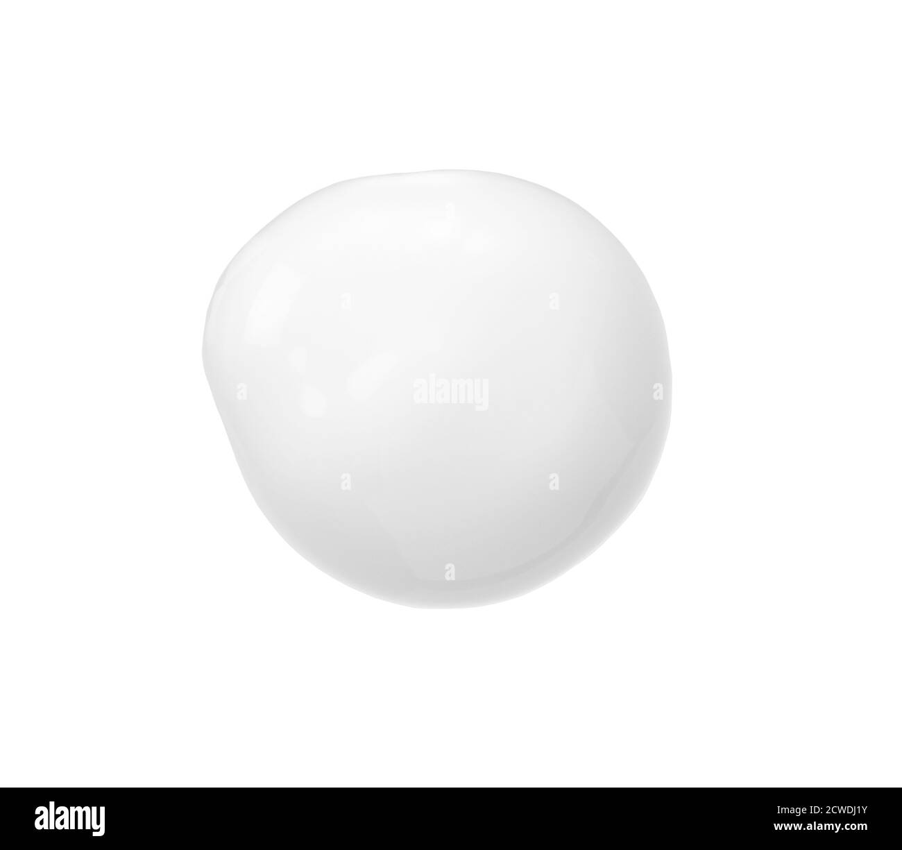 The texture of a white cosmetic cream and a BB cream sample Stock Photo ...