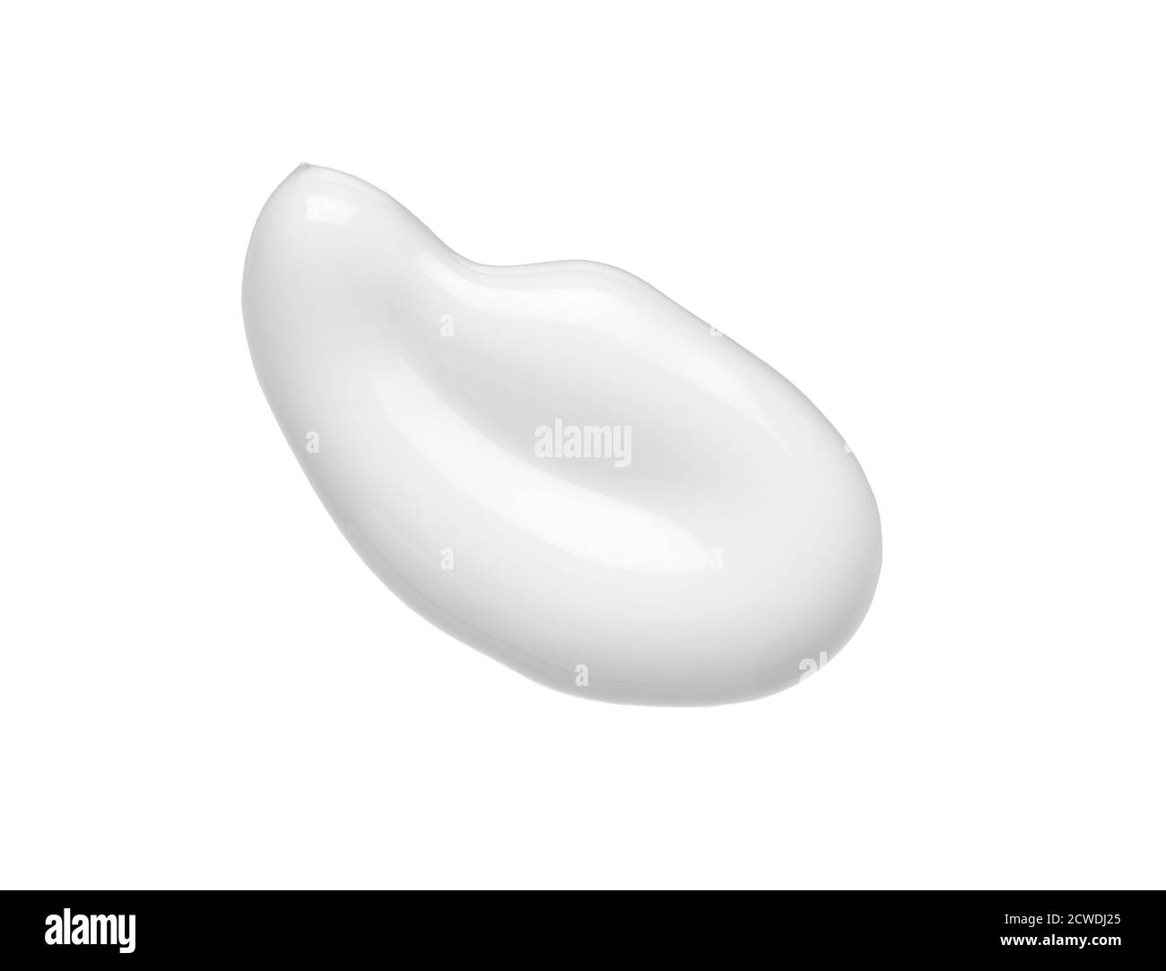 The texture of a white cosmetic cream and a BB cream sample Stock Photo ...