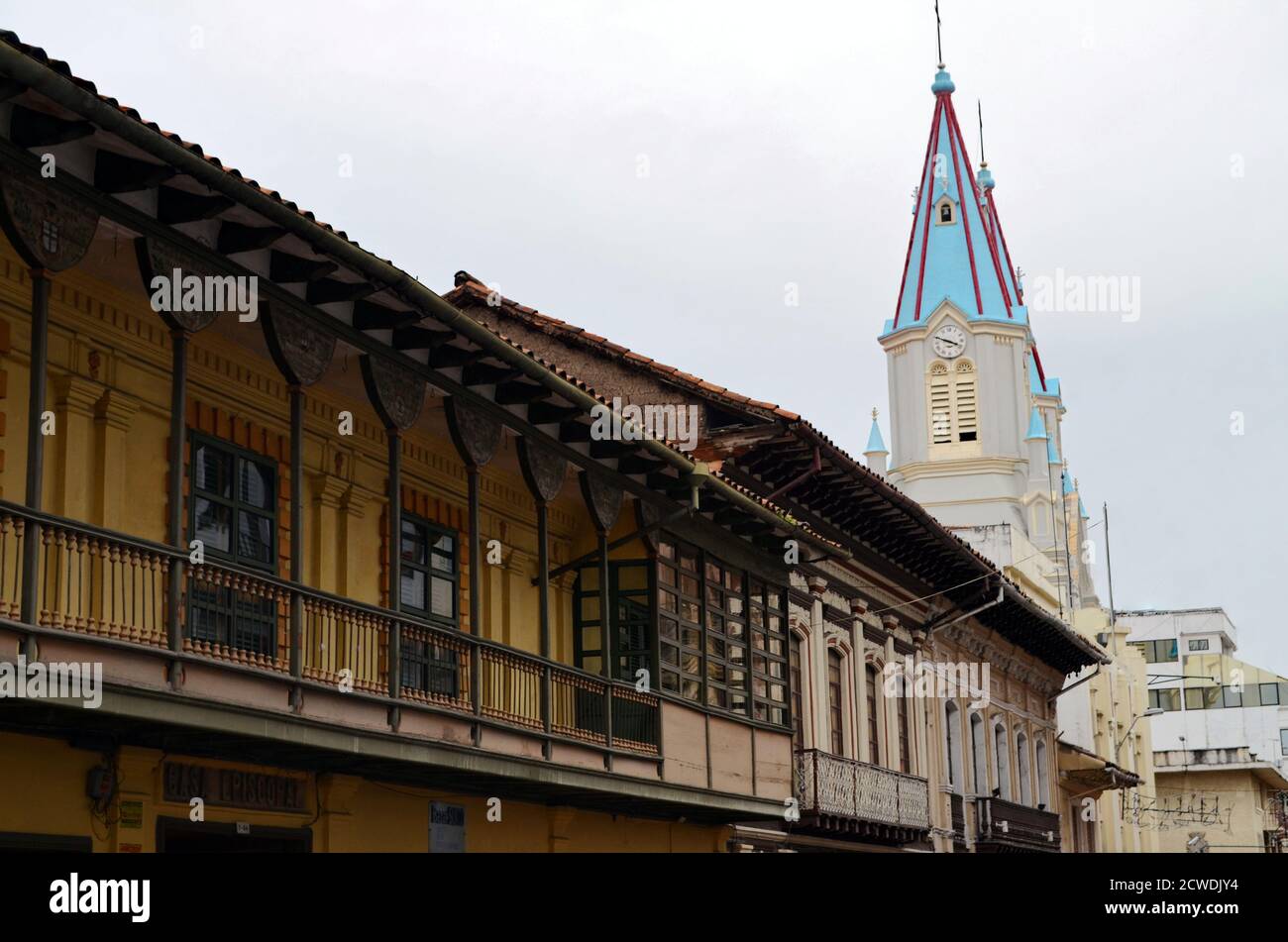Cuenca, Ecuador - Old Town Church Stock Photo - Alamy