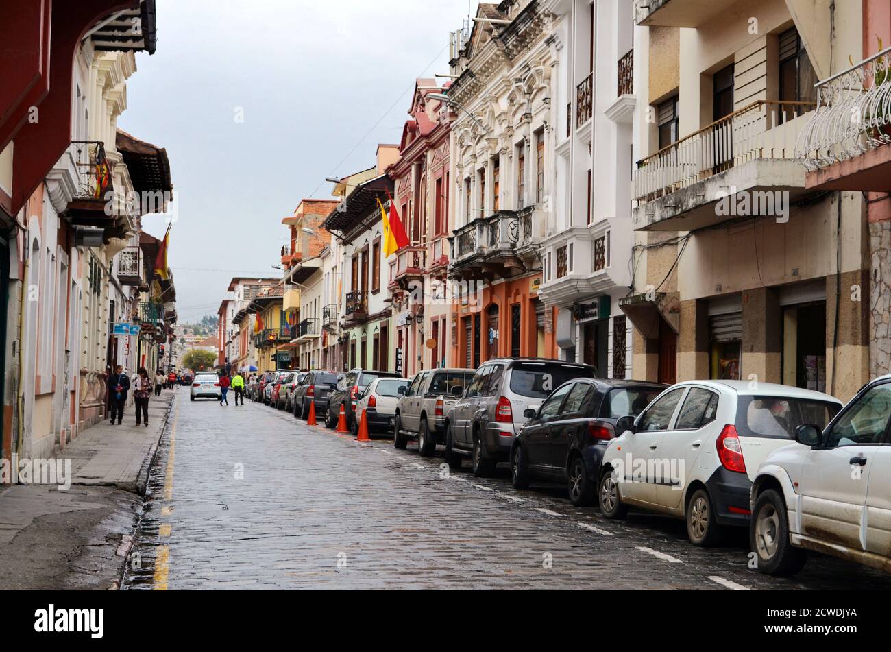 Cuenca, Ecuador - Old Town Republic Architecture Stock Photo - Alamy