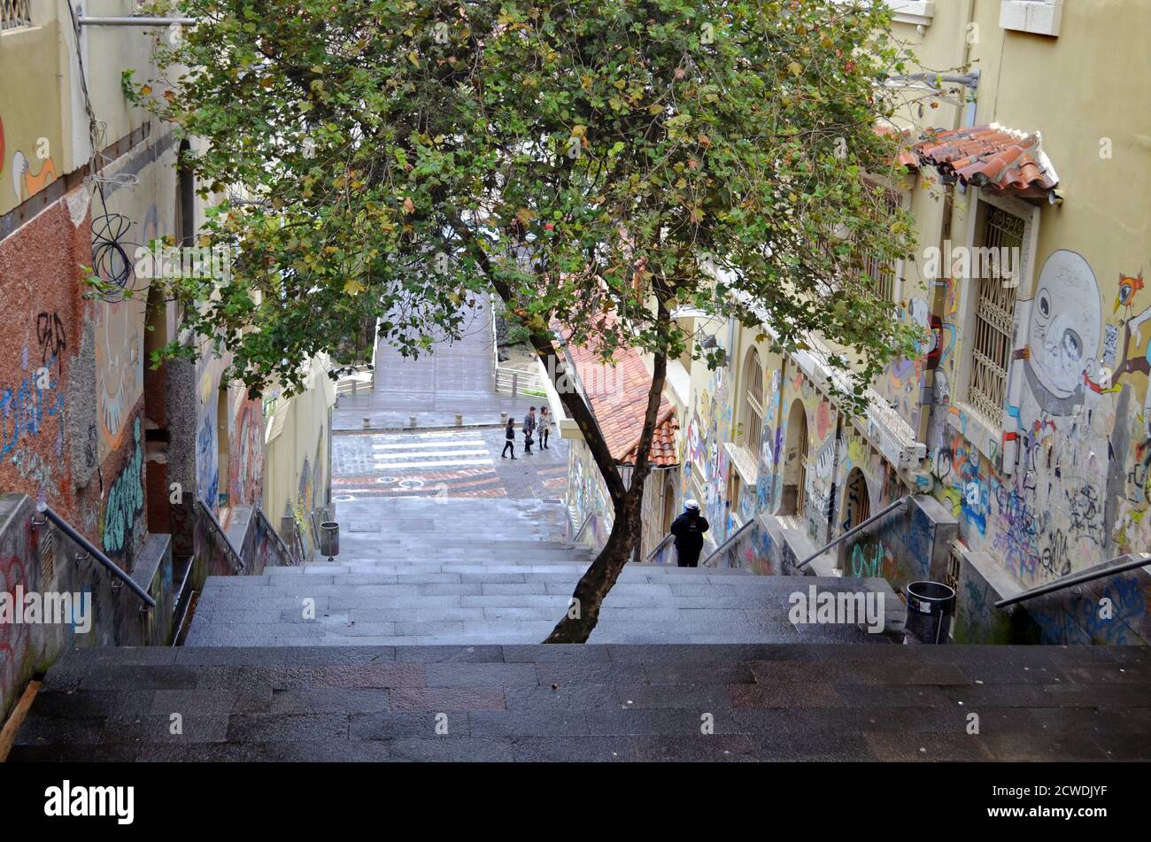 Cuenca, Ecuador - Old Town Steps Stock Photo - Alamy