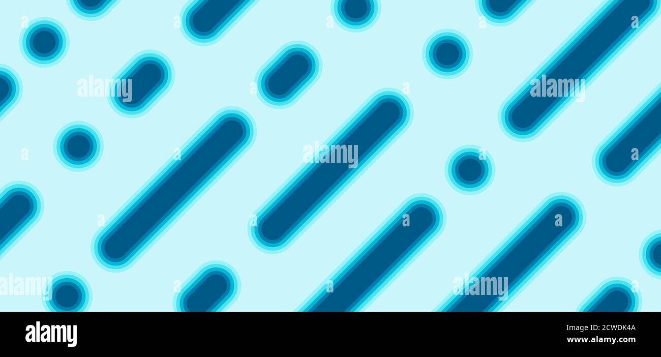 Rounded line shape overlap layer pattern background design. vector ...