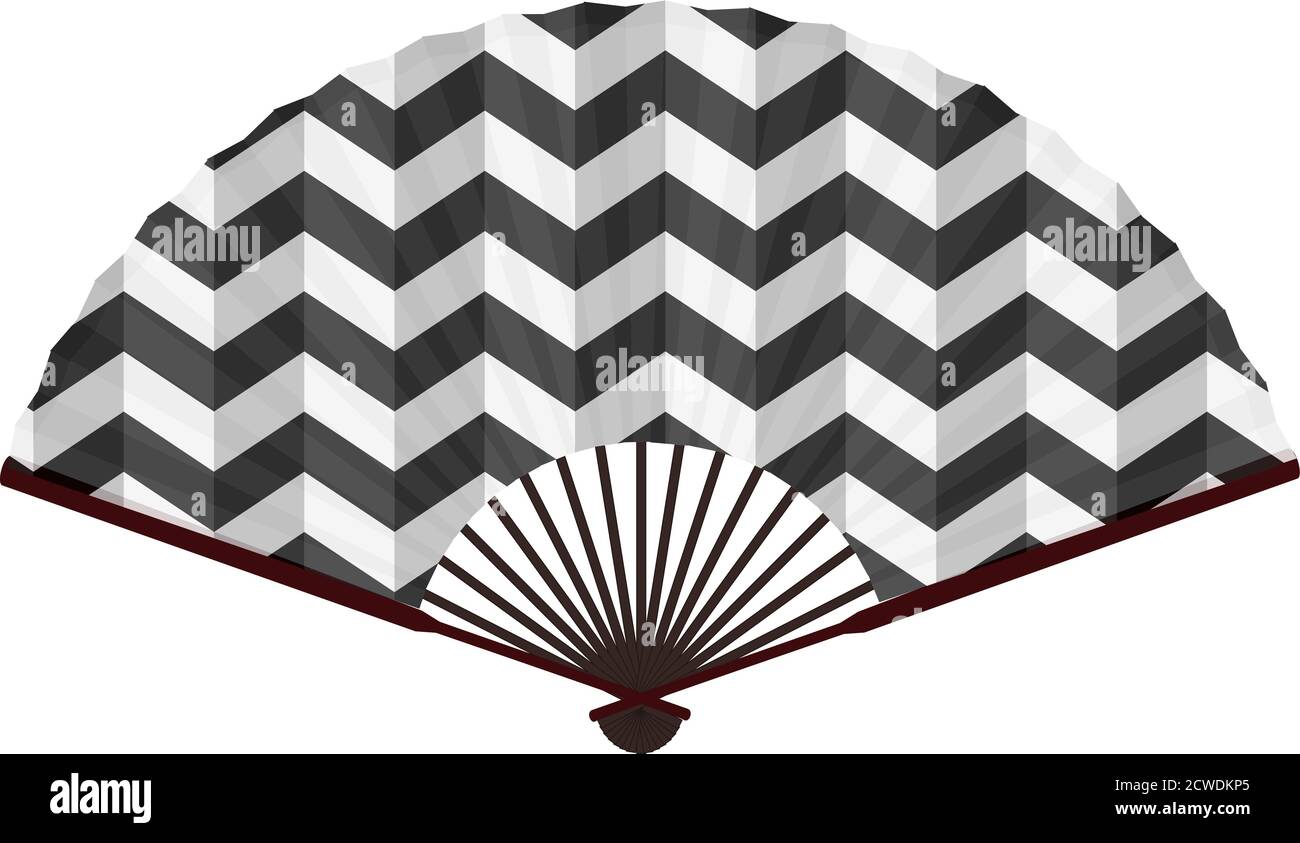 Ancient Traditional Asian Fan Stock Vector Image & Art - Alamy