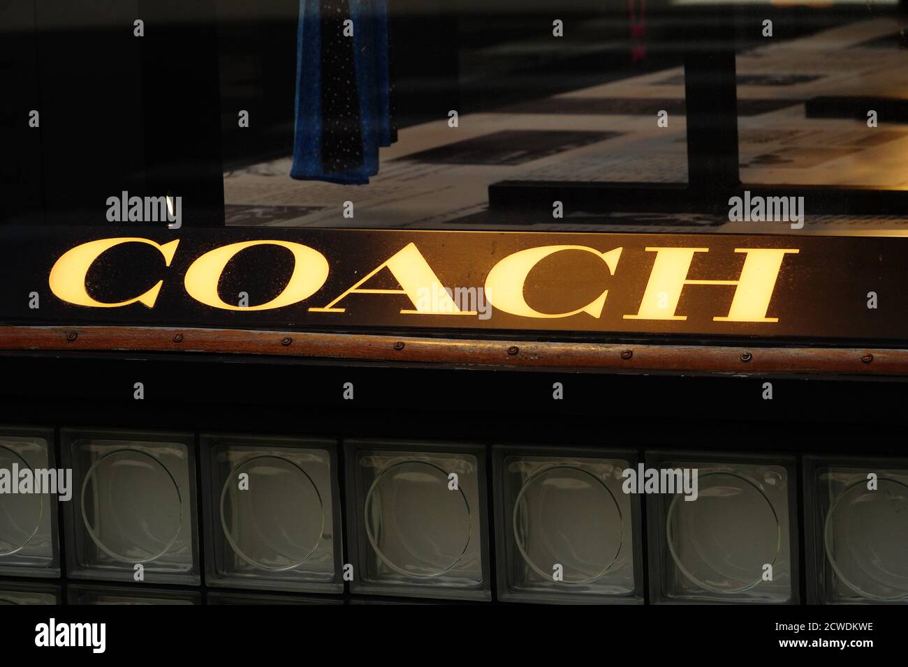 Coach logo seen one at one of their branches Stock Photo - Alamy