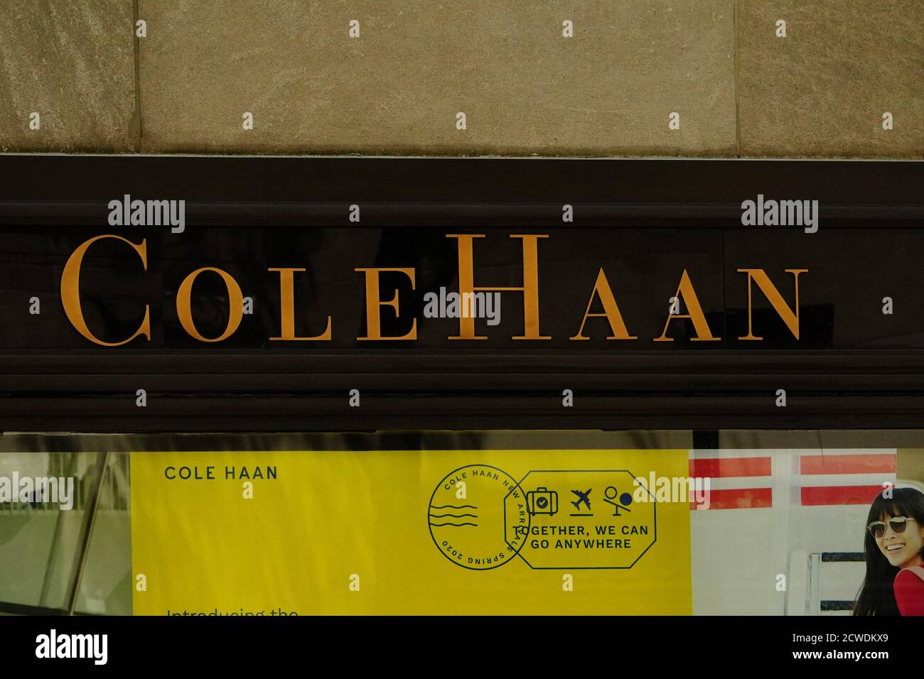 Cole Haan logo seen one at one of their branches Stock Photo - Alamy