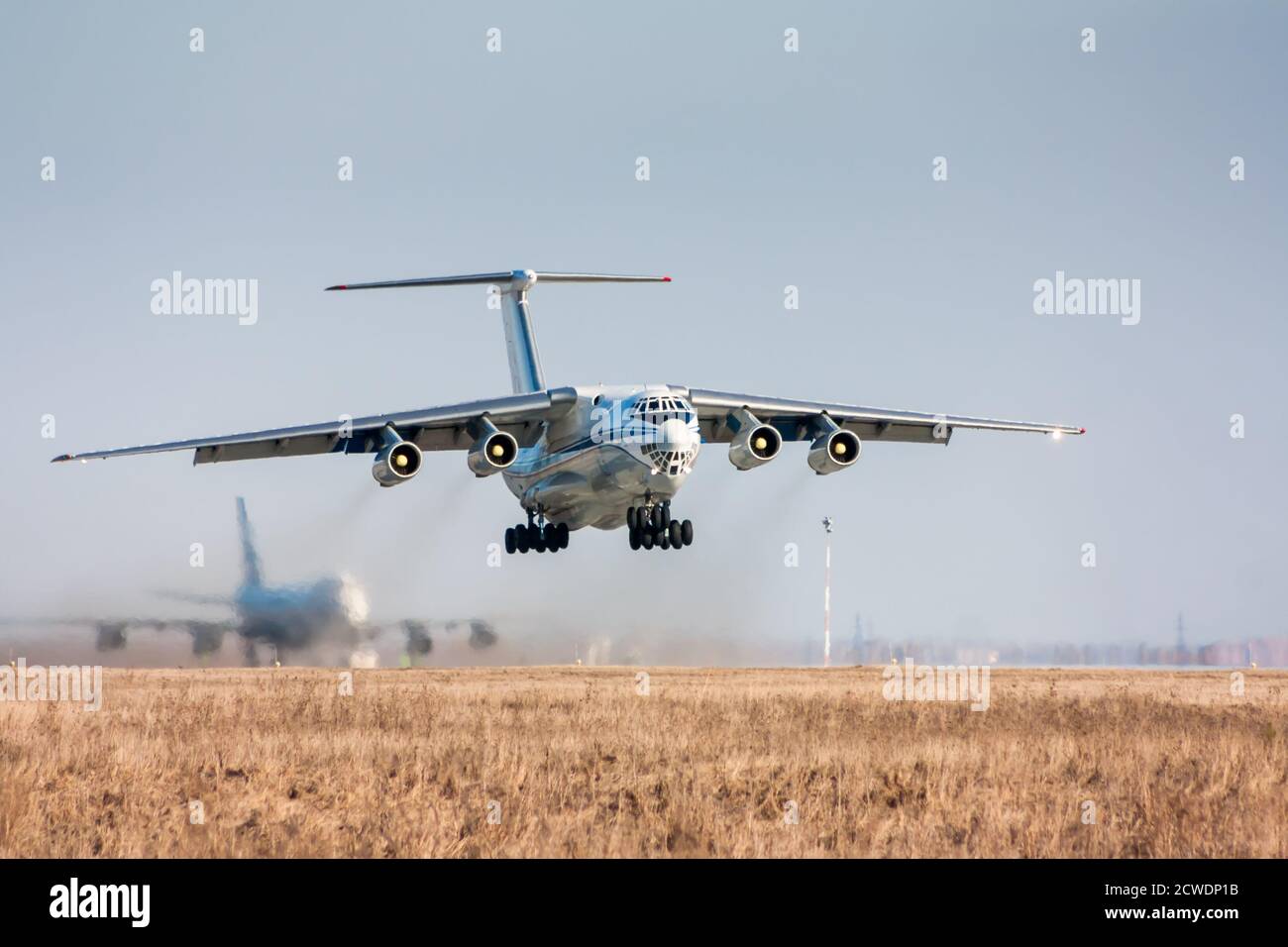 Take off of the wide body cargo aircraft Stock Photo - Alamy