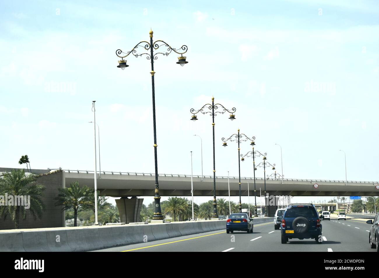 Oman to Nizwa city highway road travel. Muscat, Oman. Amazing ...
