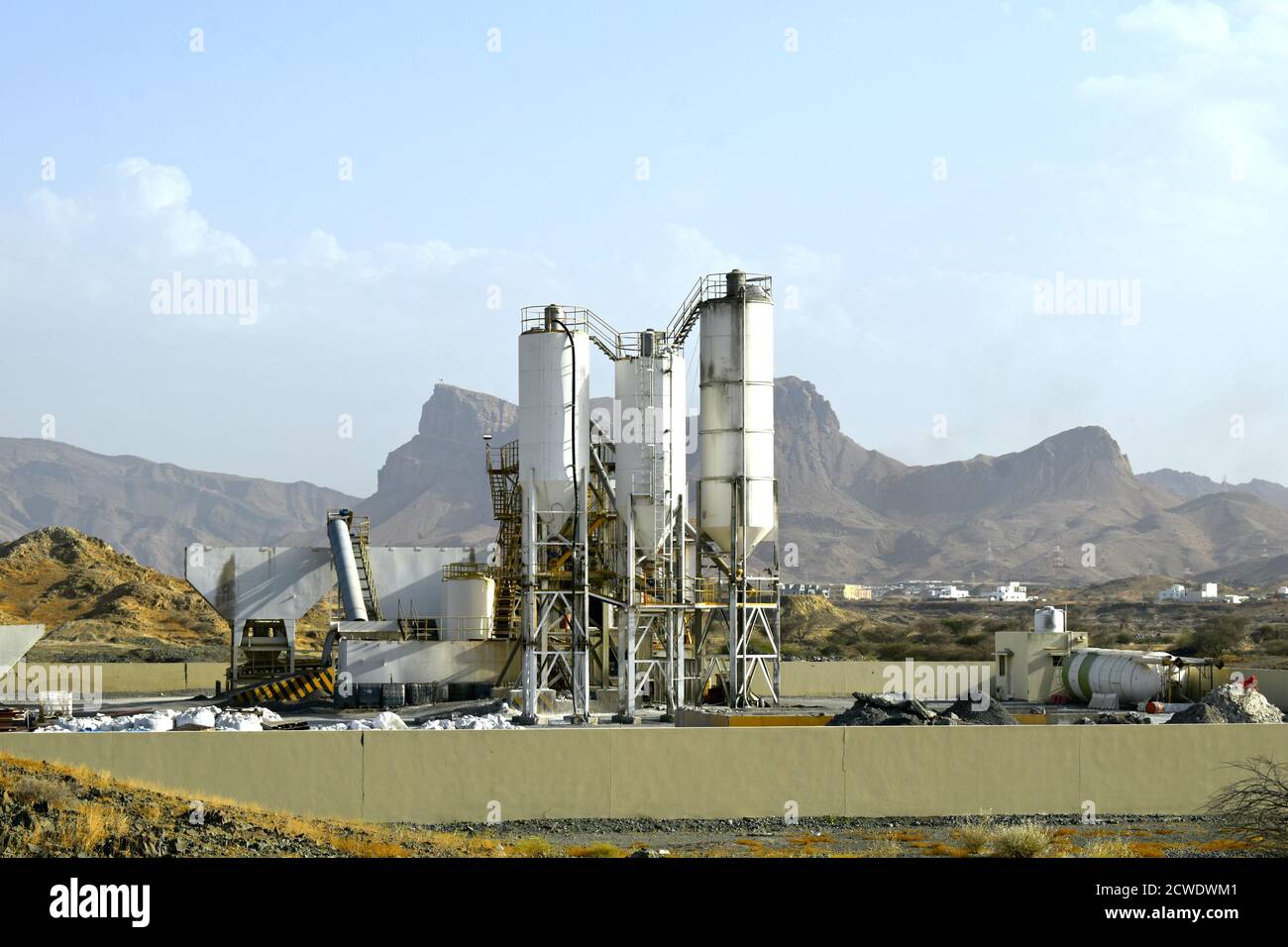 Ready mix Concrete industry in Muscat, Oman Stock Photo - Alamy