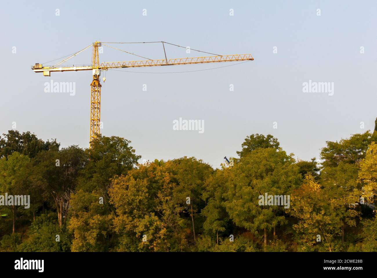 Potain tower crane hi-res stock photography and images - Alamy