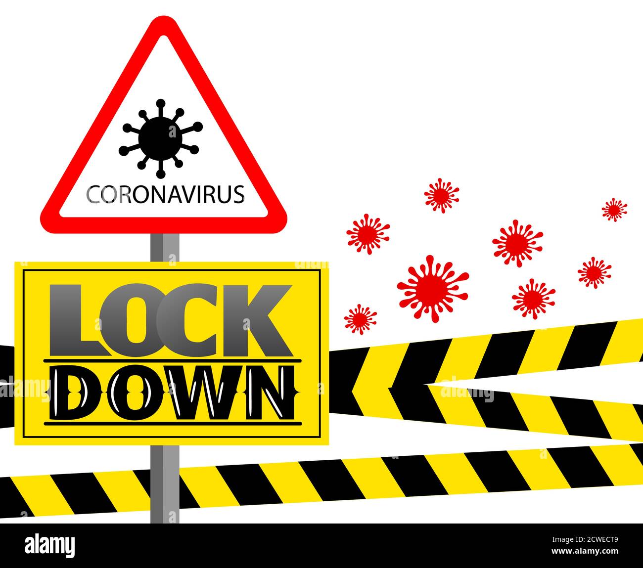 Crisis tape Stock Vector Images - Alamy