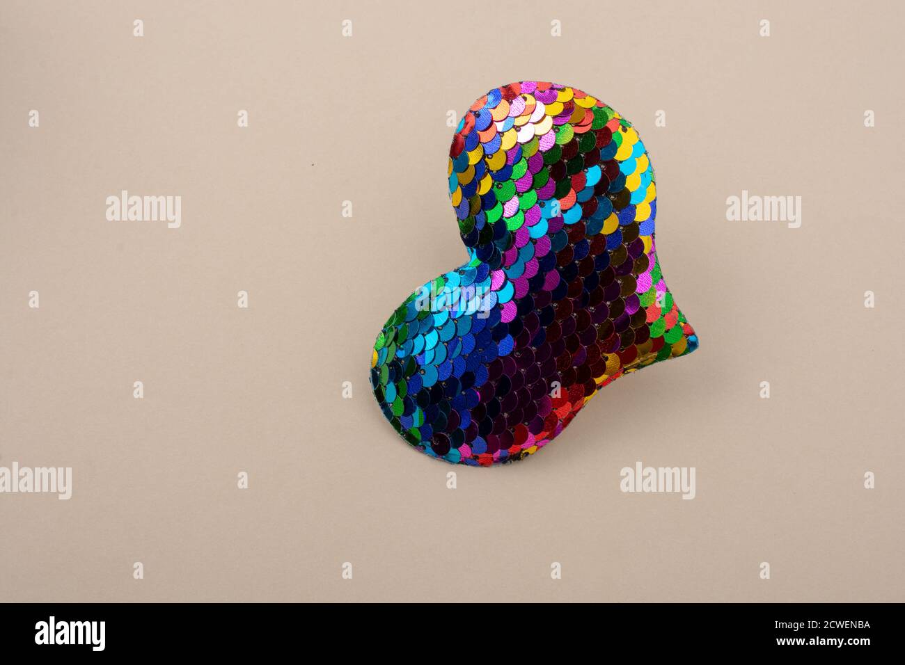 Heart shaped object in view as love conception Stock Photo - Alamy