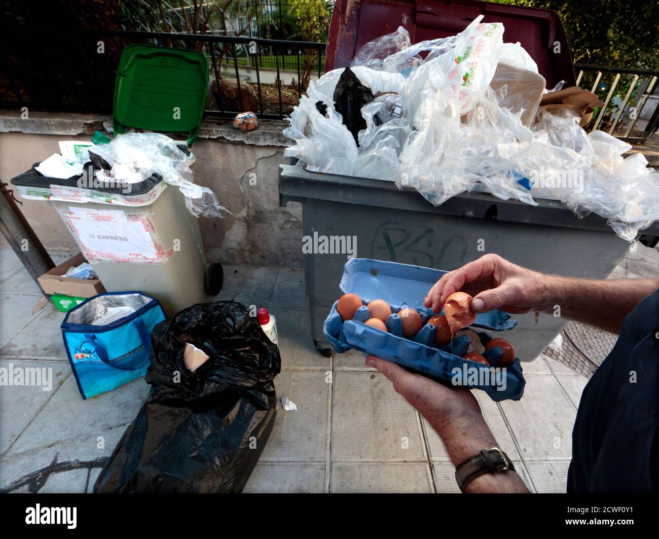 Rummaging through a box hi-res stock photography and images - Alamy