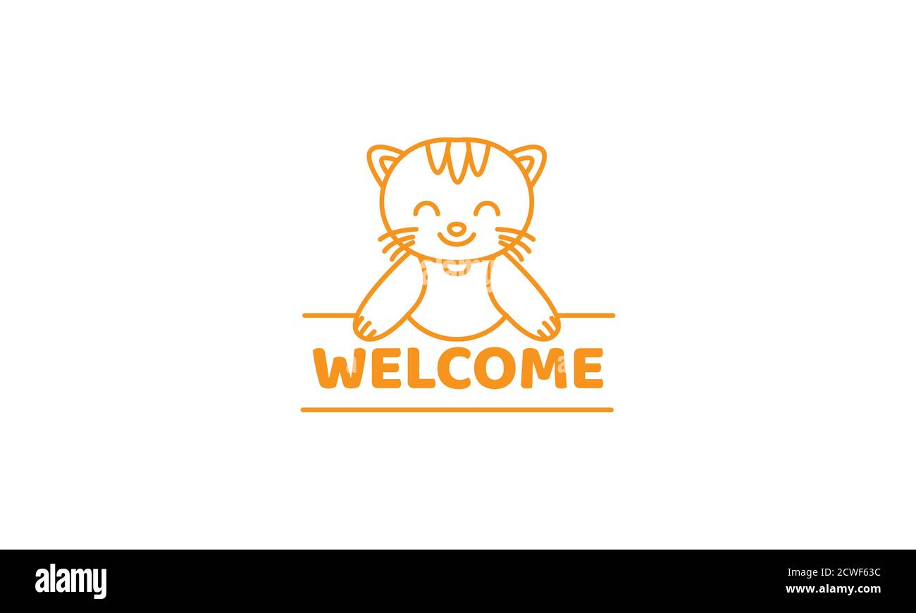 Welcome Logo Stock Vector Images - Alamy