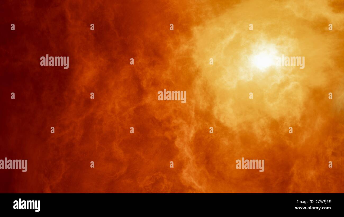 Abstract image of nebula, cosmic smoke and volumetric light Stock Photo ...