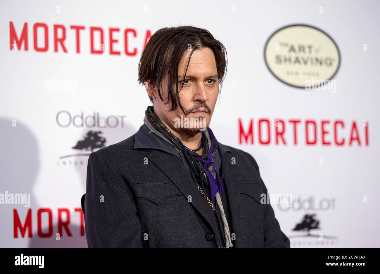 Mortdecai movie premiere hi-res stock photography and images - Alamy