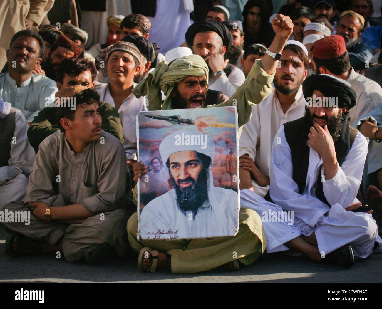 Osama bin laden portrait hi-res stock photography and images - Alamy