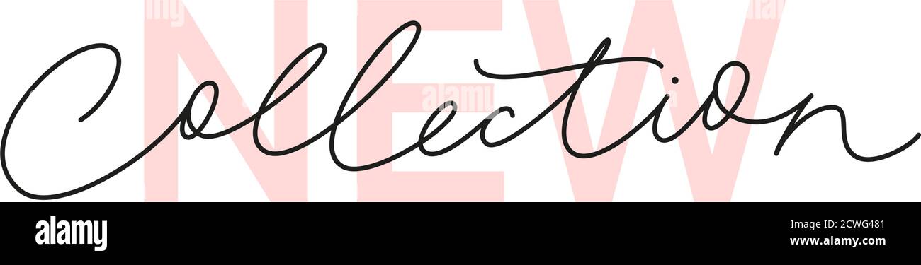 New collection logo hi-res stock photography and images - Alamy