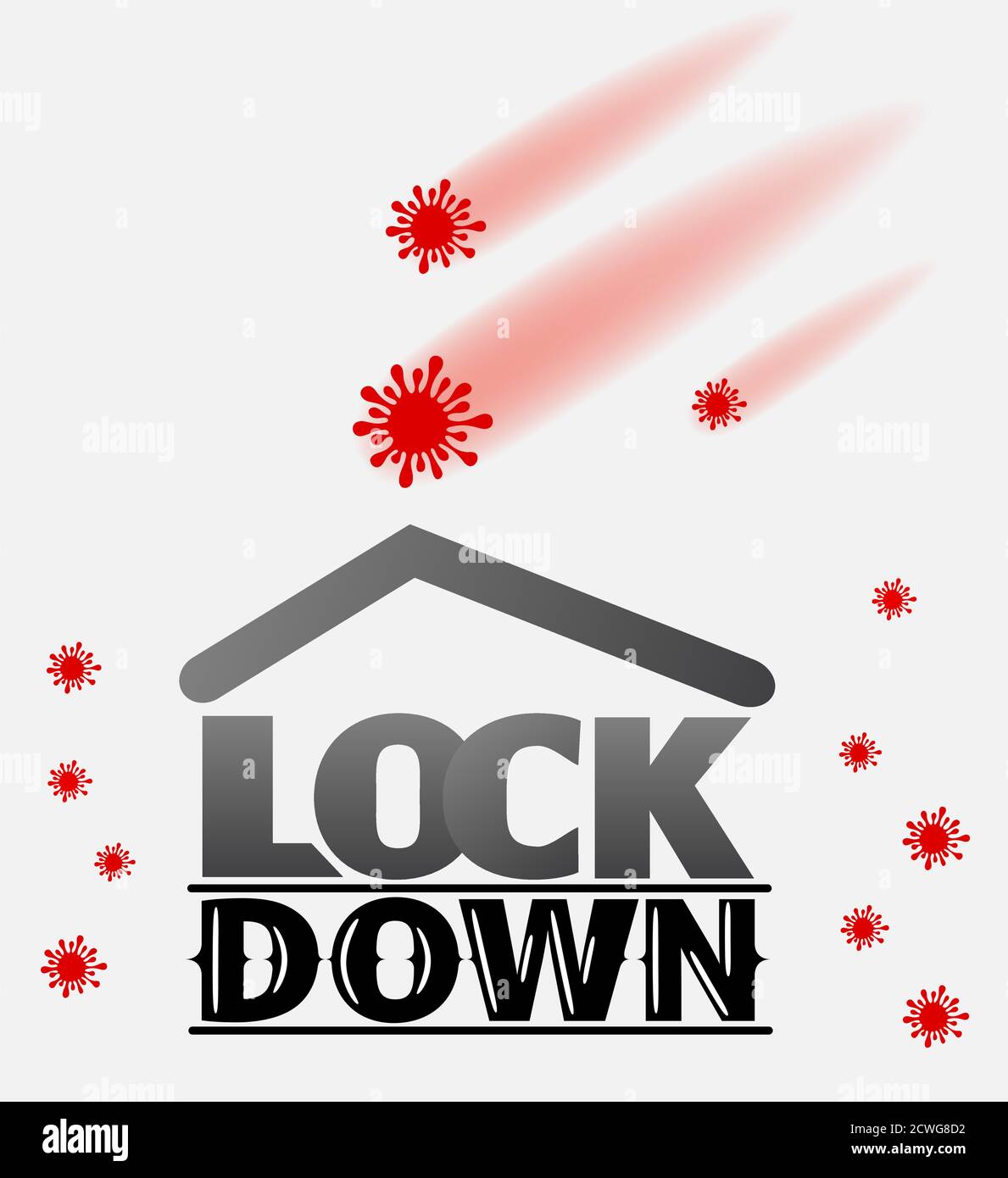 Stay home concept. Concept of world national lockdown due to ...