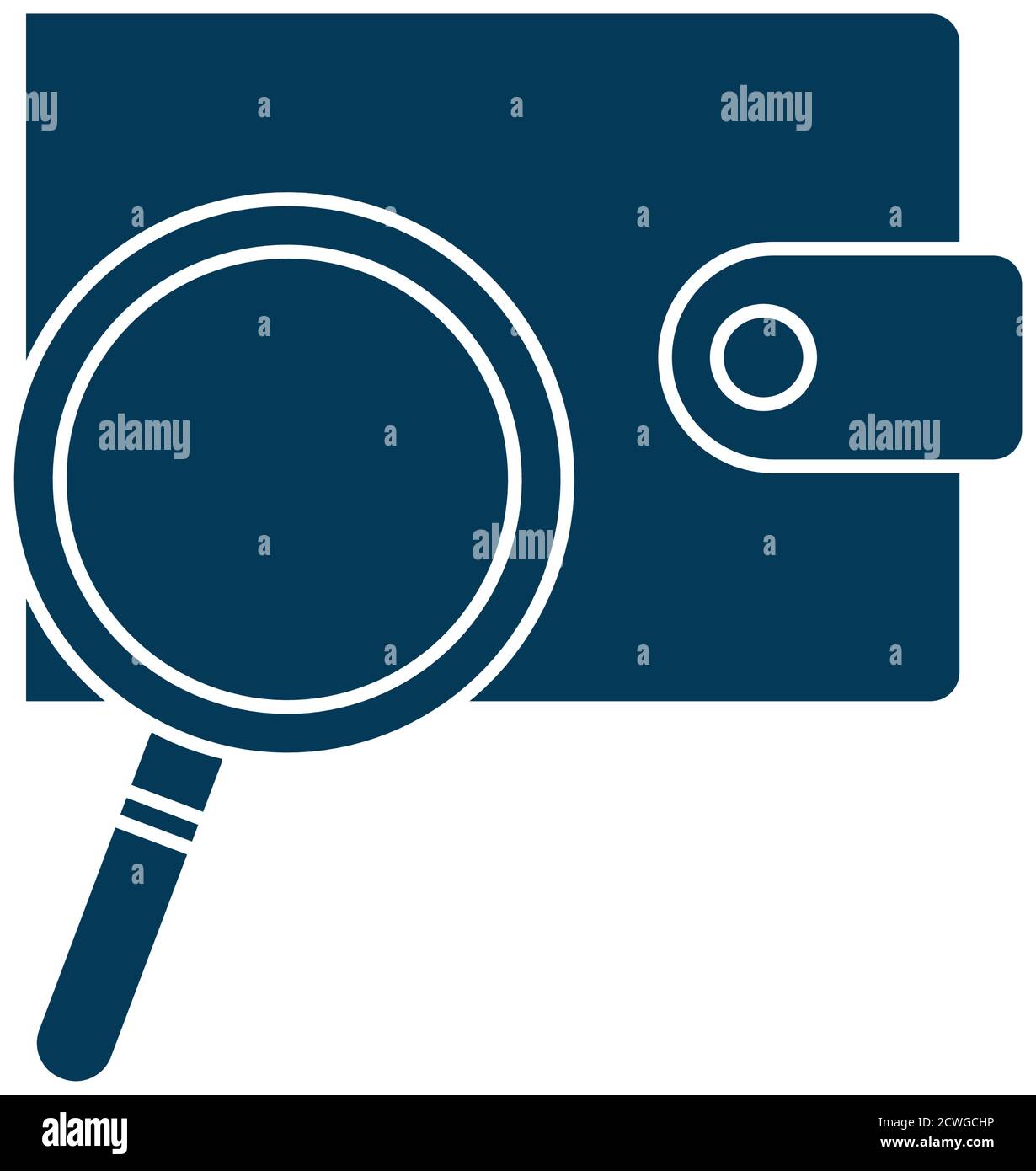 Lupe icon image Cut Out Stock Images & Pictures - Alamy