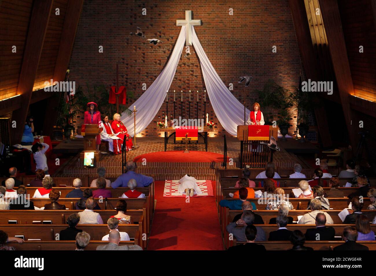 Prostrate catholic hi-res stock photography and images - Alamy