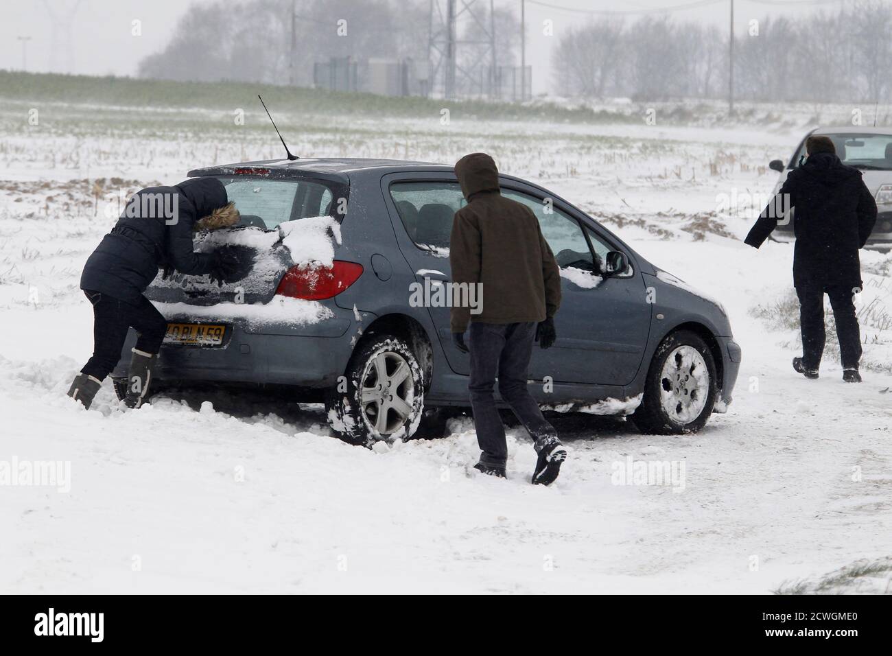 Car blocked hi-res stock photography and images - Alamy
