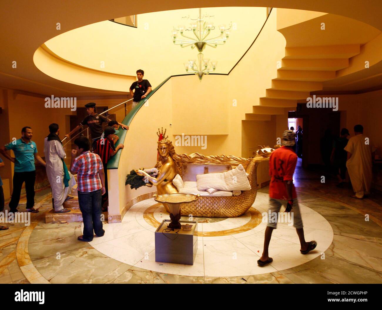 Aisha Gaddafi Daughter Libyan Leader High Resolution Stock Photography ...