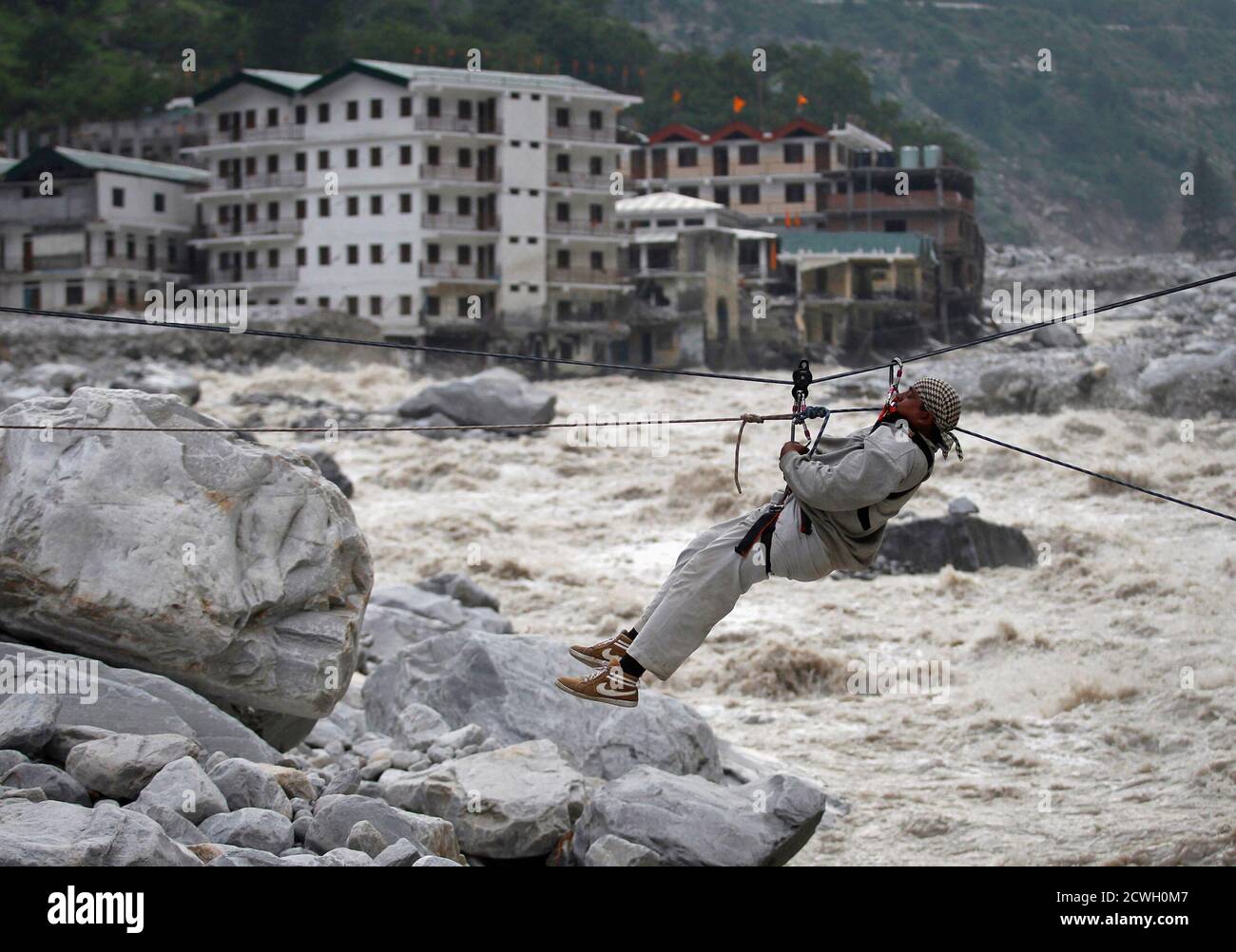 Uttarakhand flood hi-res stock photography and images - Alamy