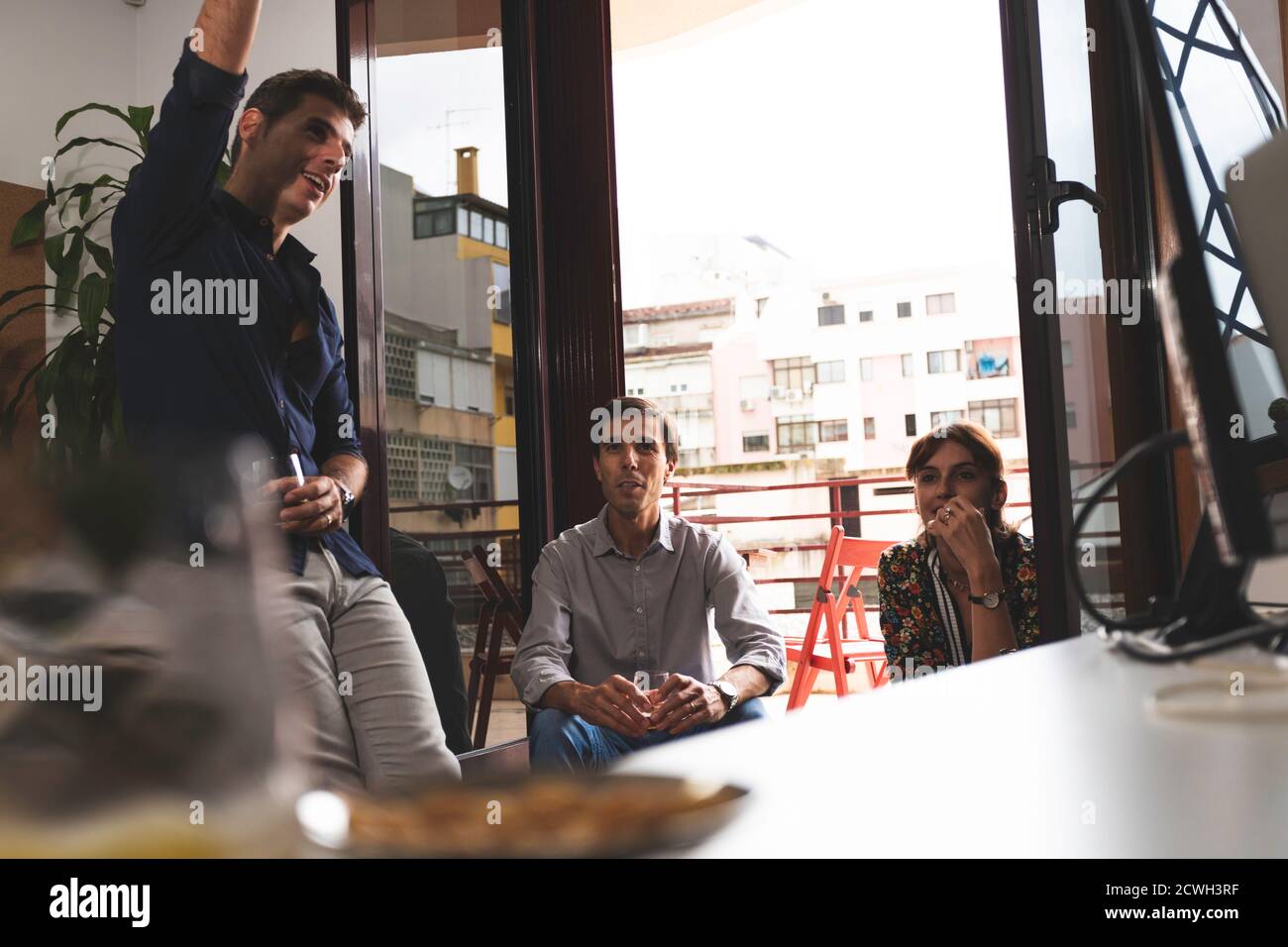 Food business conversation party hi-res stock photography and images ...