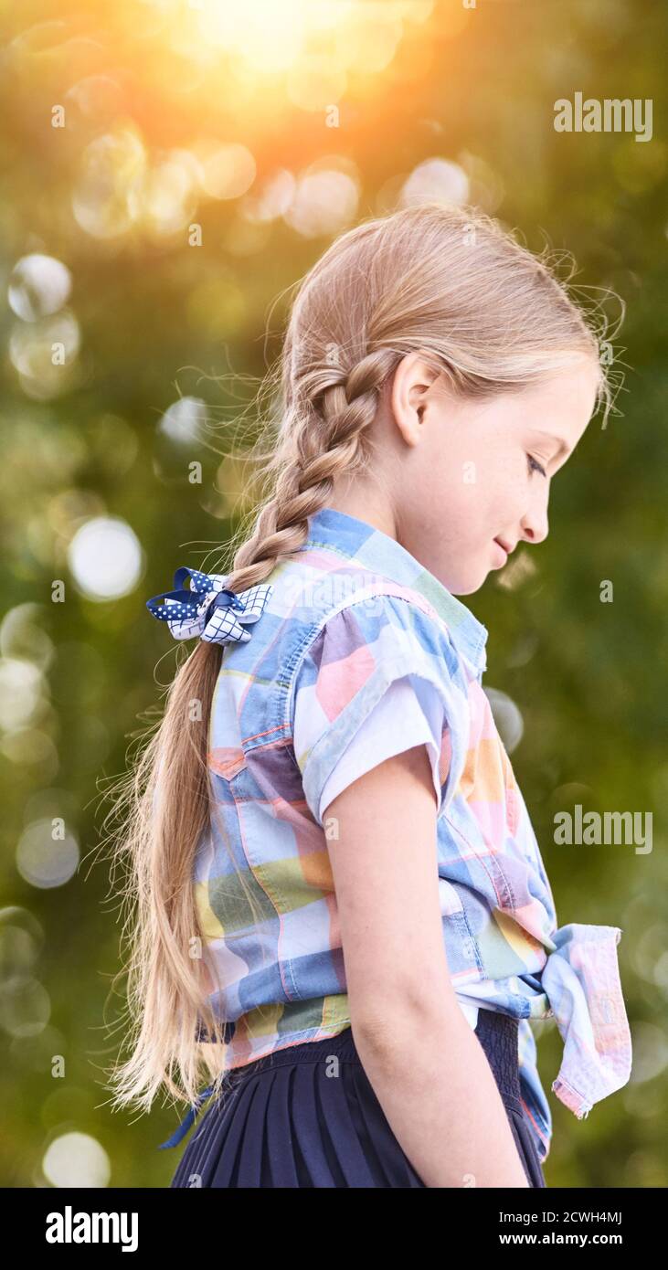 Child Profile Portrait