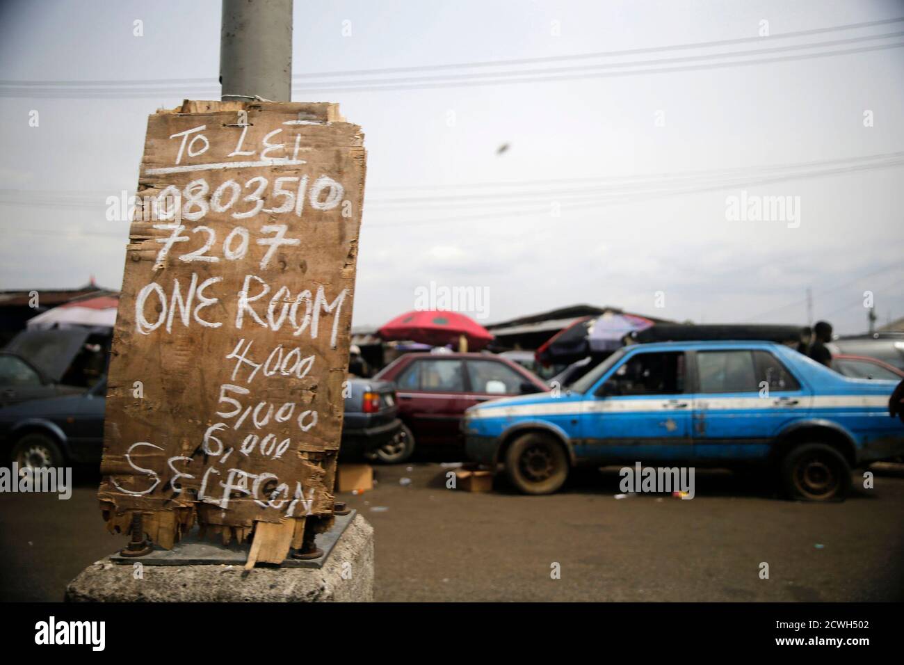 Nigeria road sign hi-res stock photography and images - Alamy