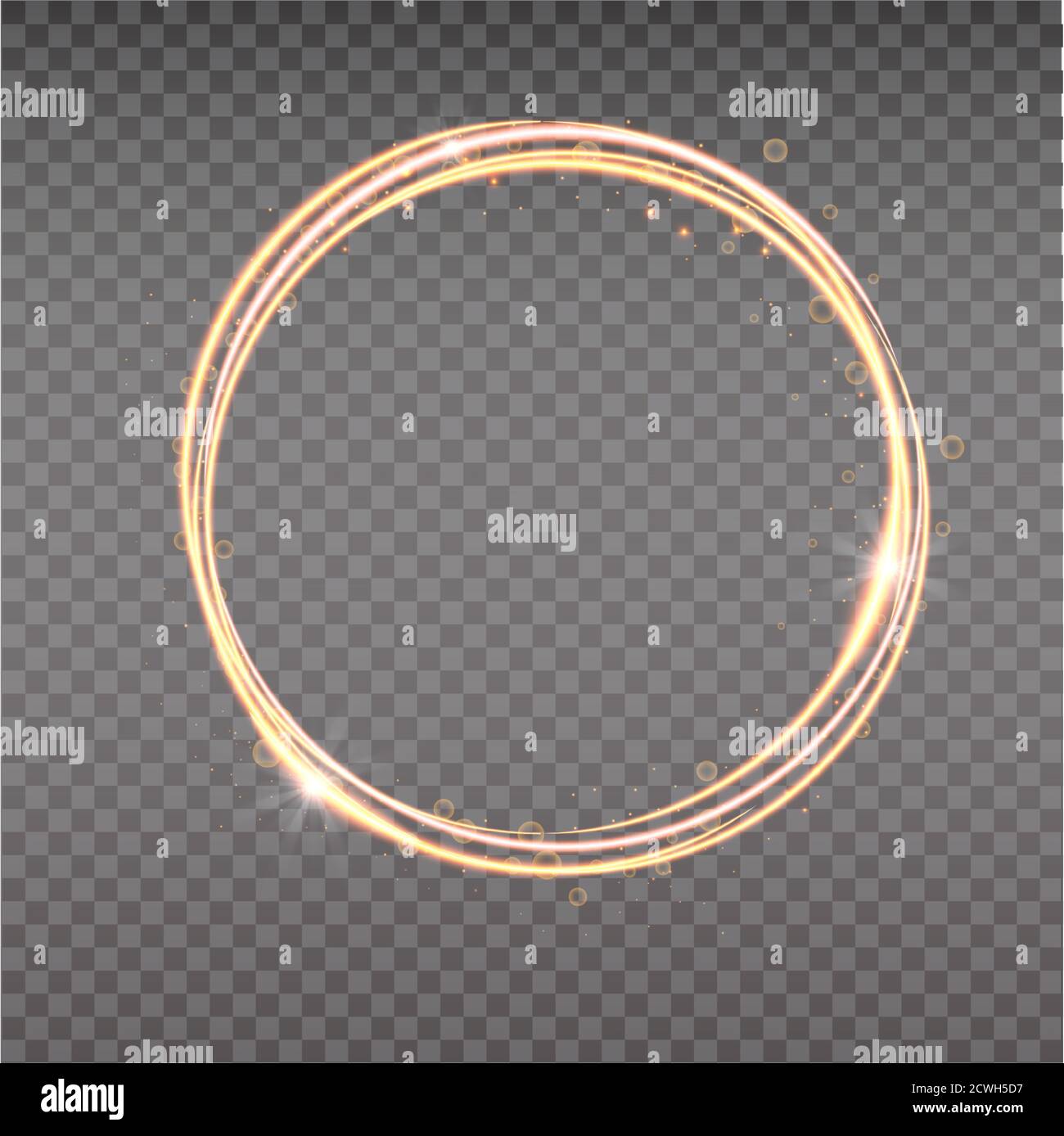 Bright halo. Abstract glowing circles. Light optical effect halo on ...