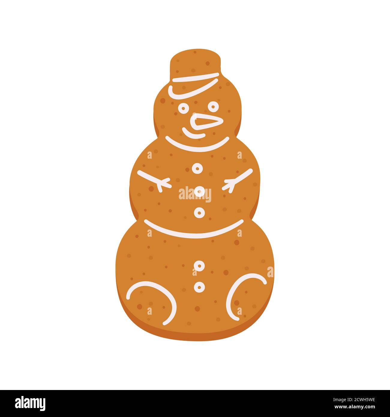 Christmas gingerbread snowman Stock Vector Images - Alamy