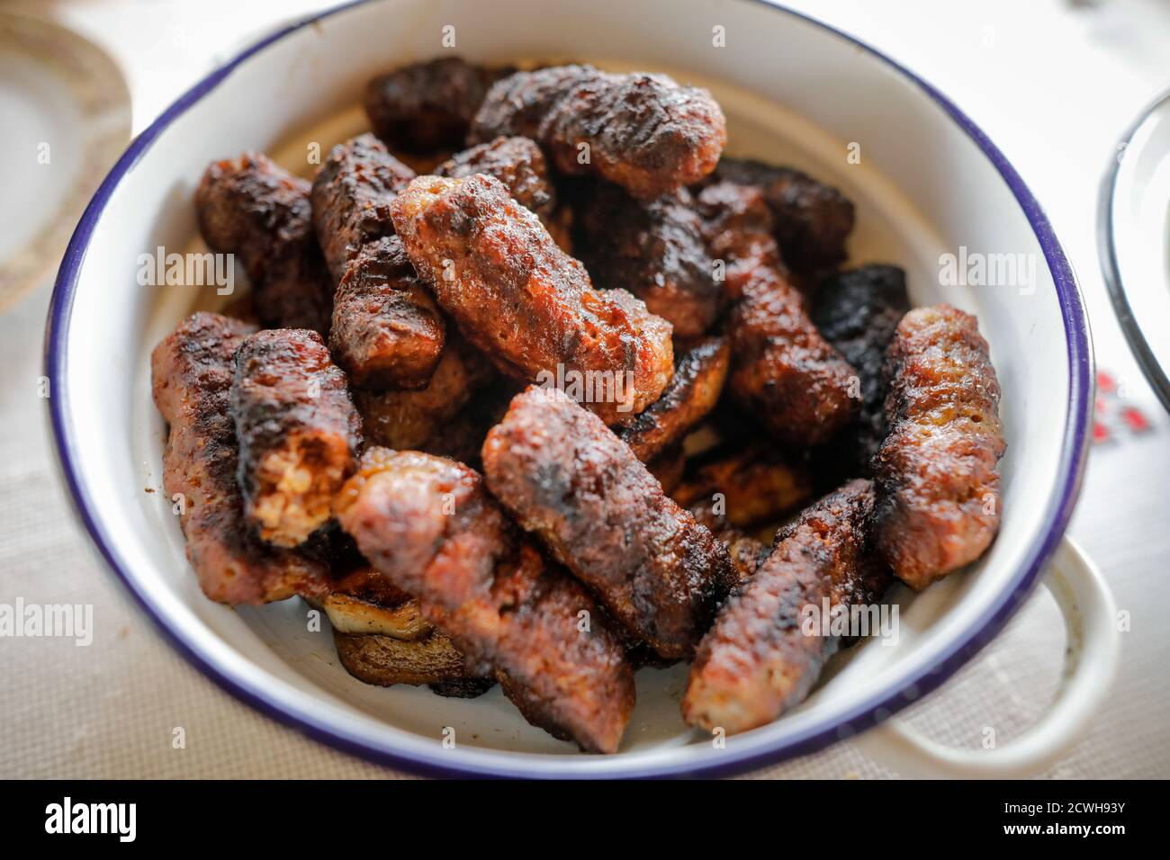 Traditional romanian food barbecue hi-res stock photography and images ...