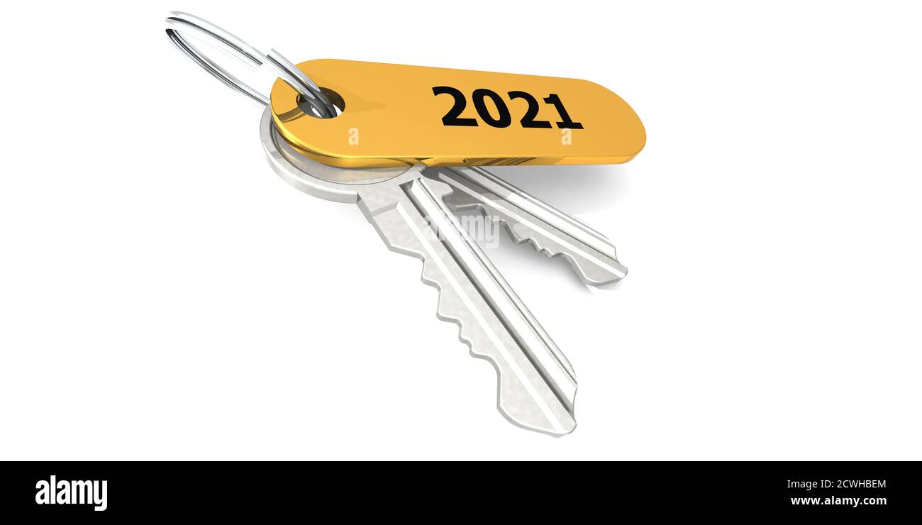 Bronze key attached Cut Out Stock Images & Pictures - Alamy