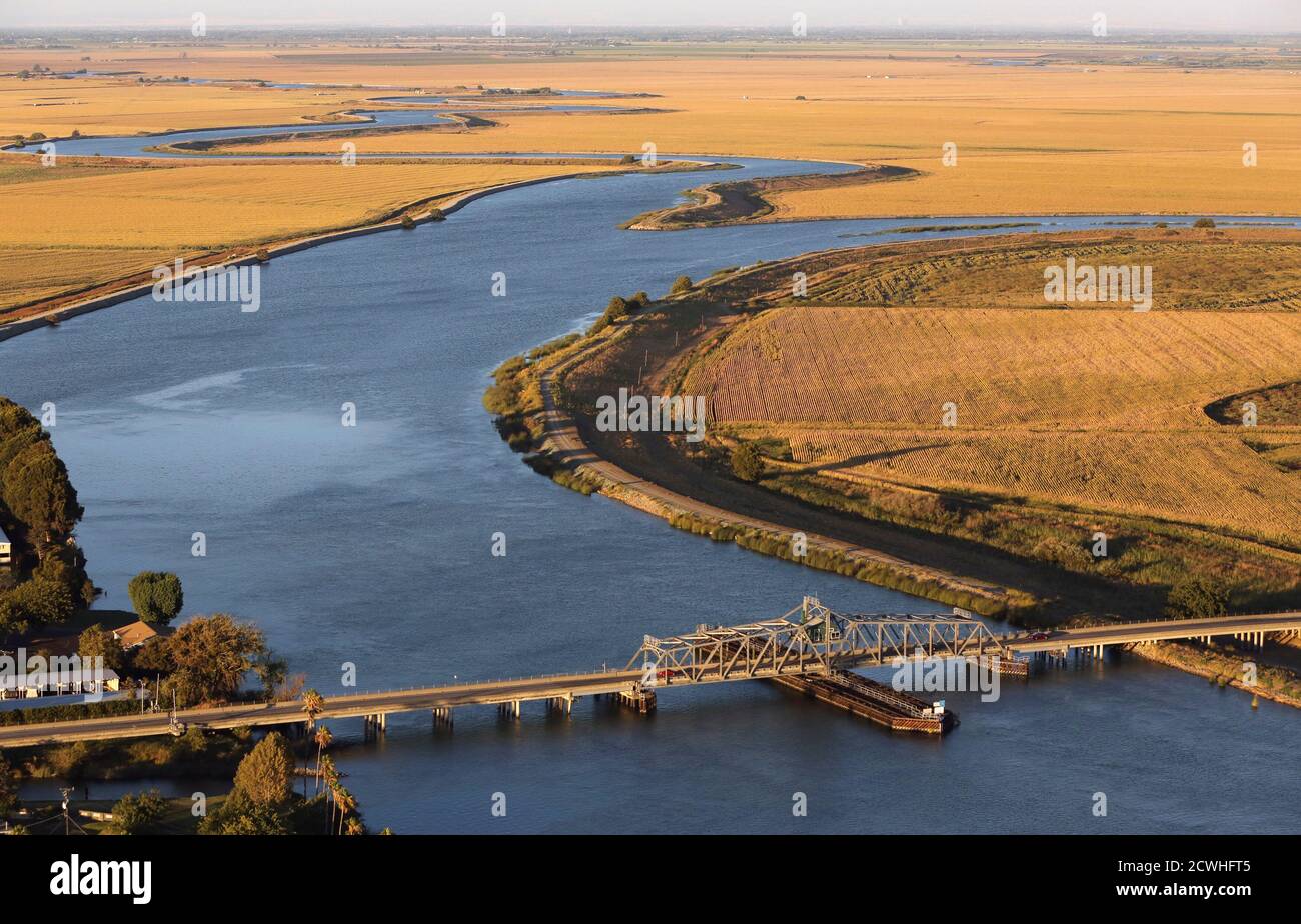 San joaquin river delta aerial hi-res stock photography and images - Alamy