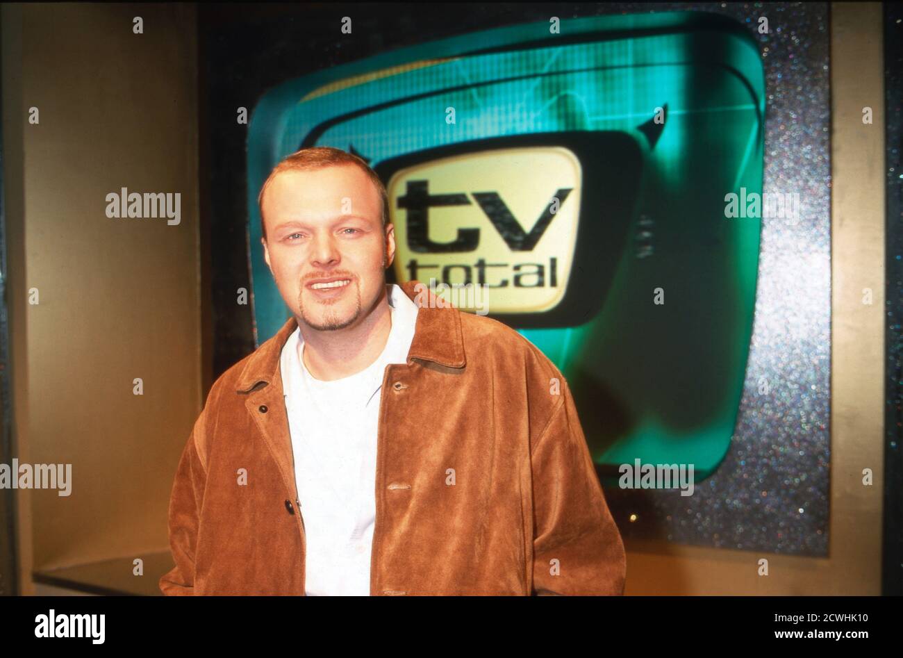 Stefan Raab stellt seine neue Show "TV Total" beim Sender Pro7 vor, Köln Mülheim, Deutschland ...