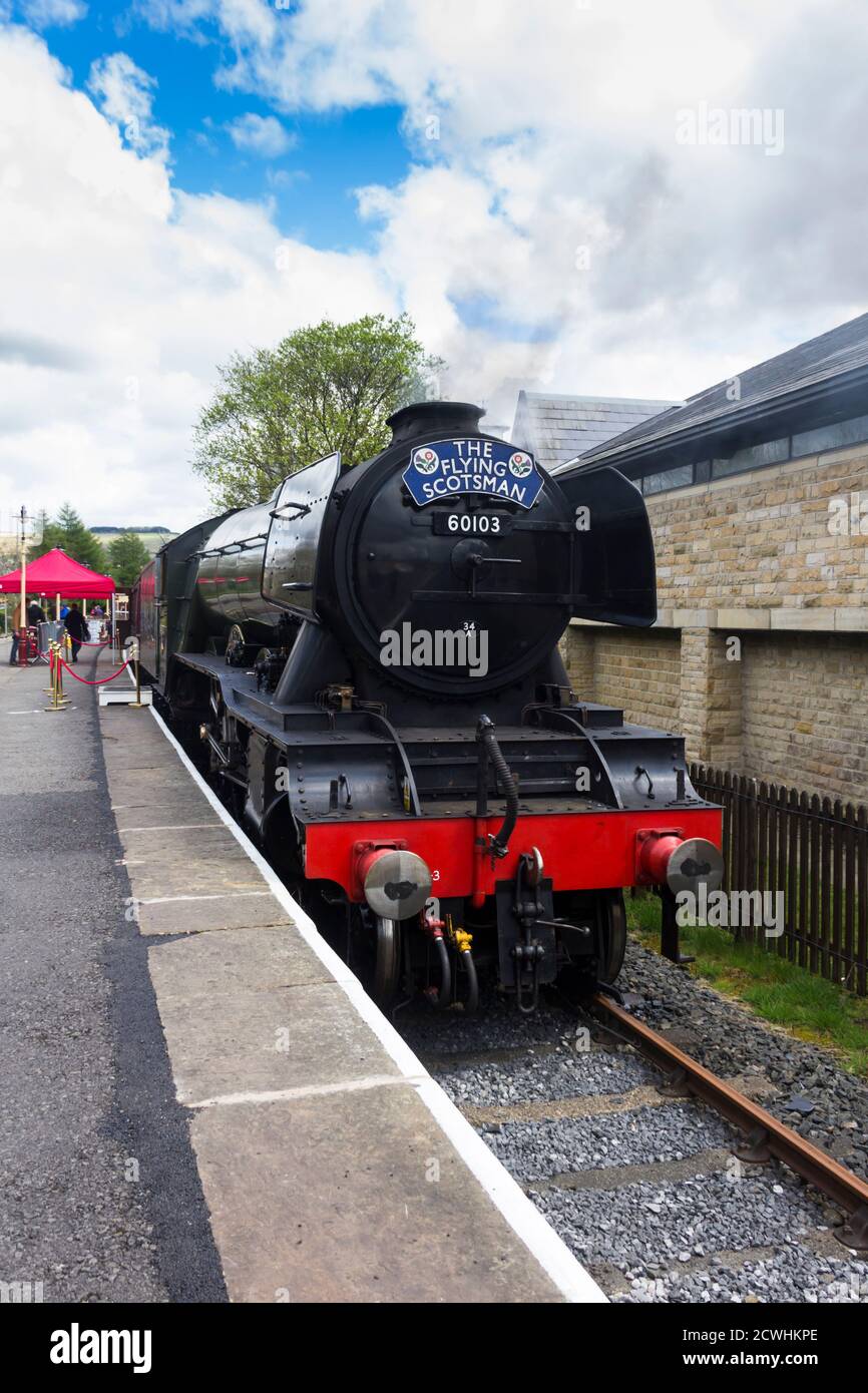 A3 Pacific steam engine 60103, 'Flying Scotsman', on static display at ...