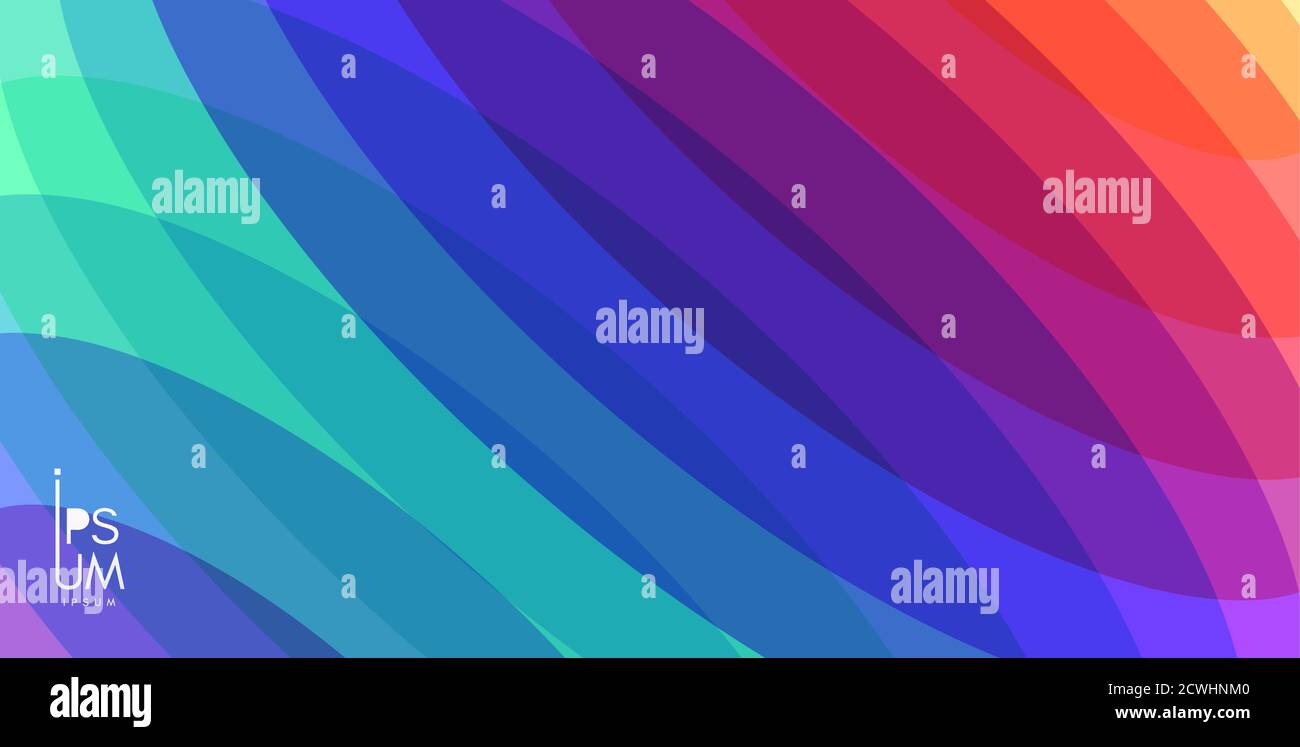 Abstract wavy background with dynamic effect. Modern screen design for ...