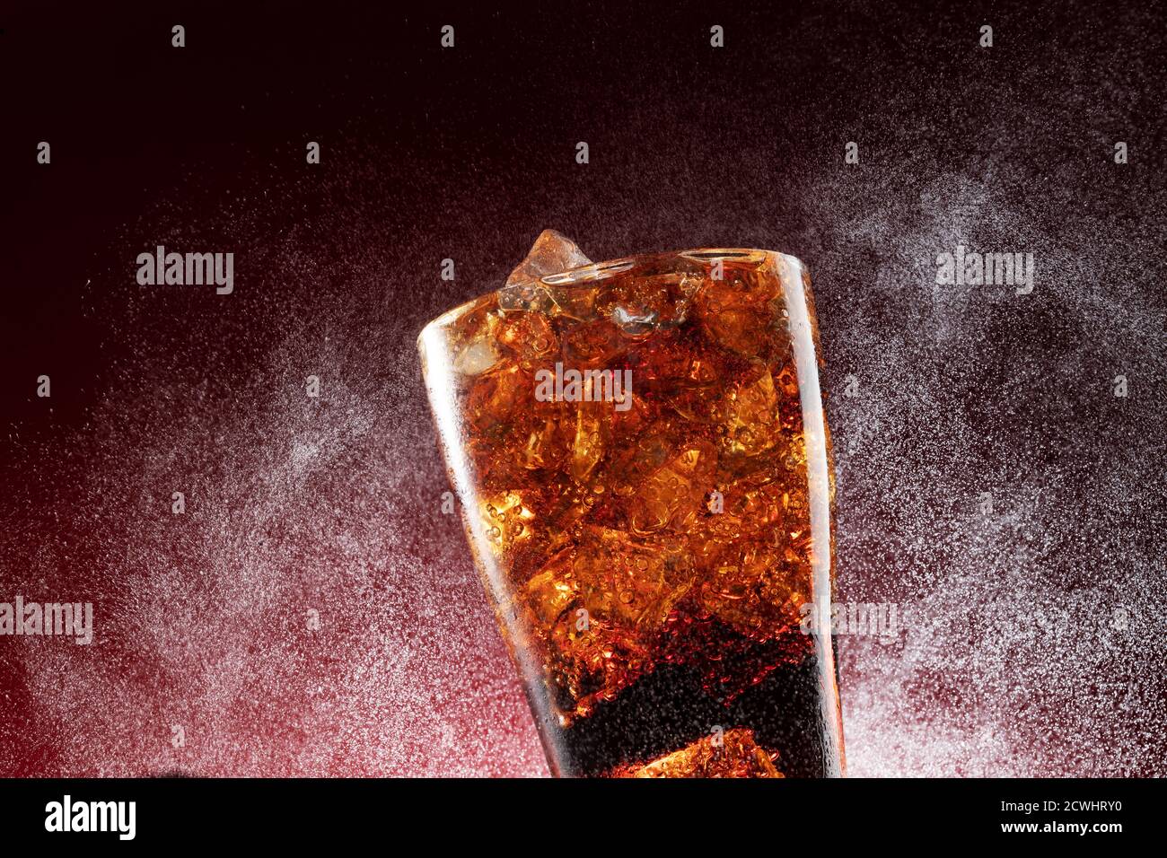 Cup of coke with ice Stock Photo - Alamy