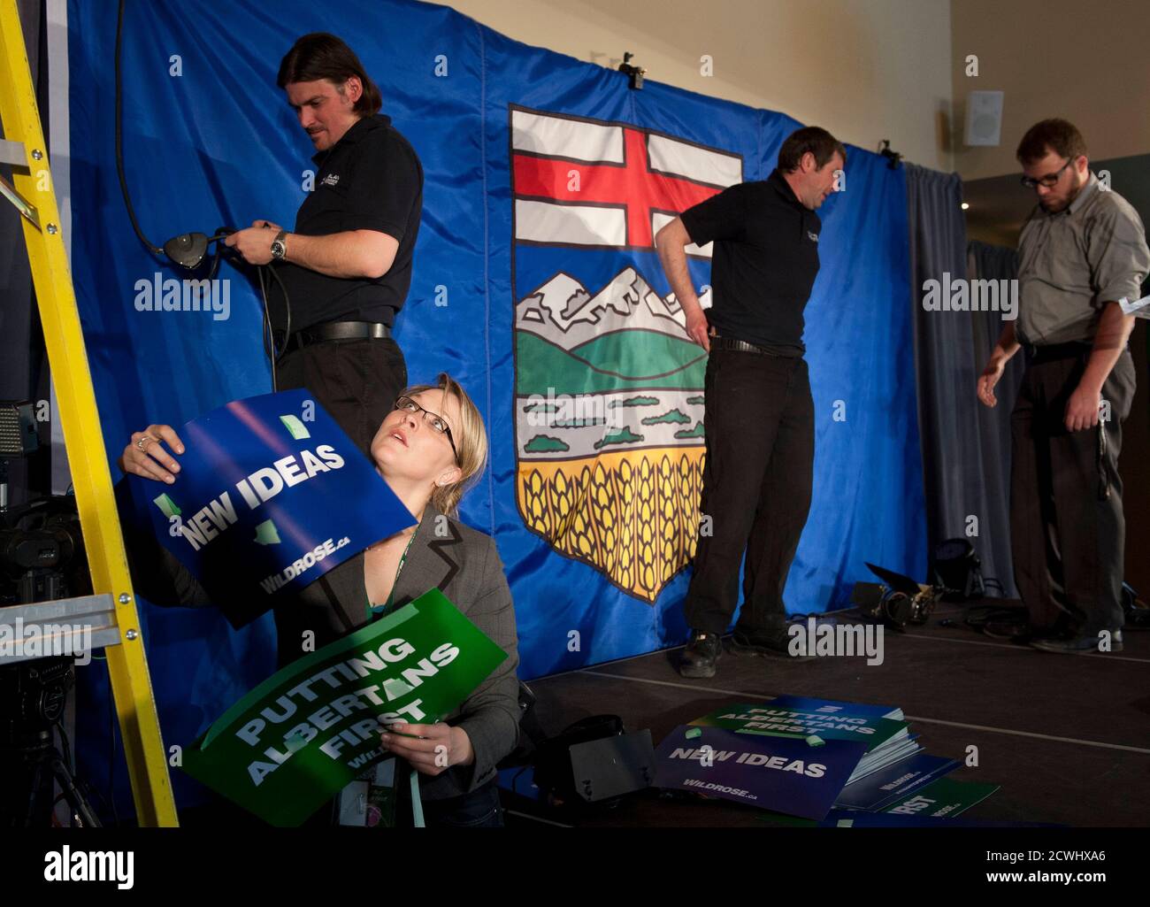 Alberta party flag hi-res stock photography and images - Alamy