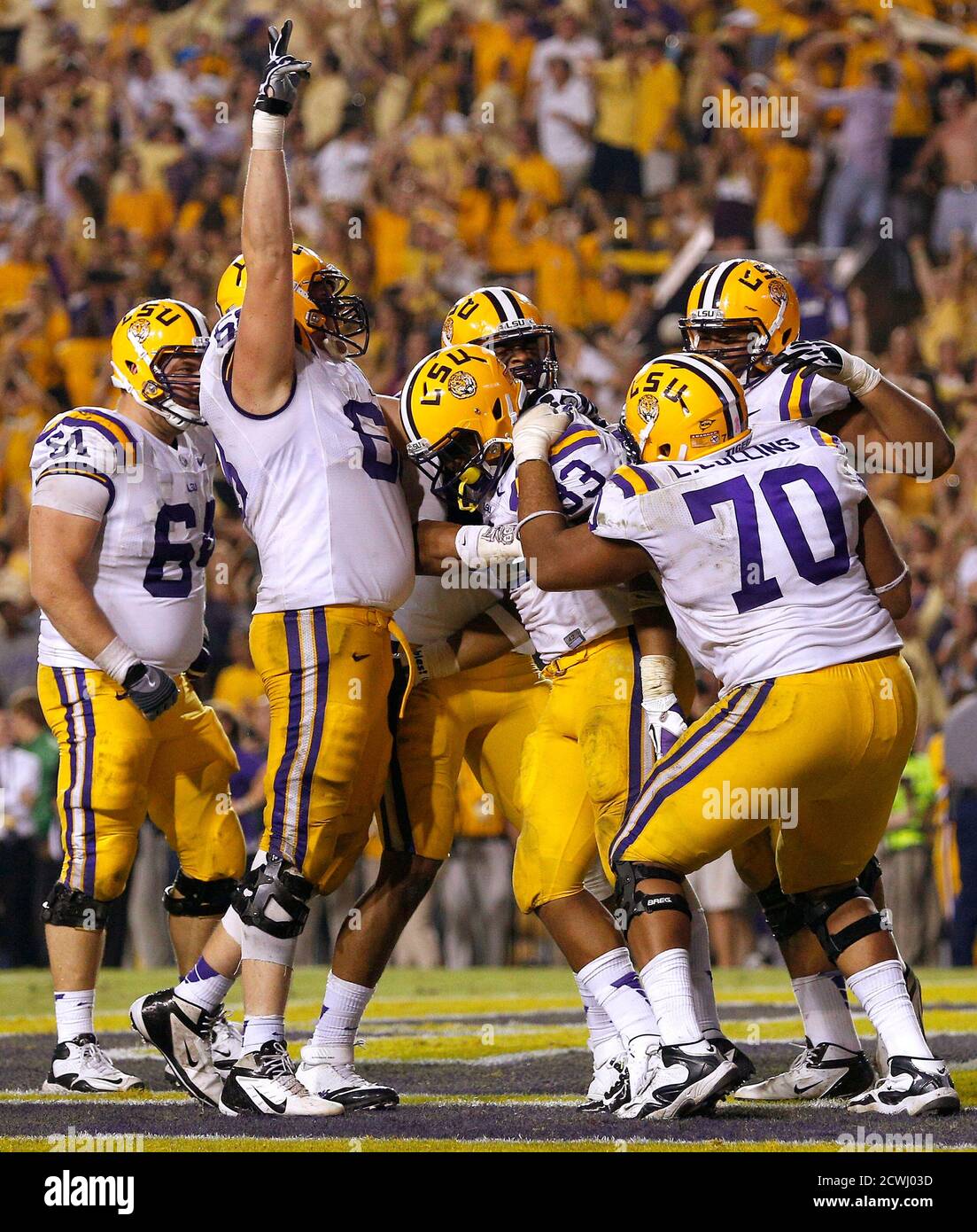 Louisiana state university tigers lsu hi-res stock photography and ...